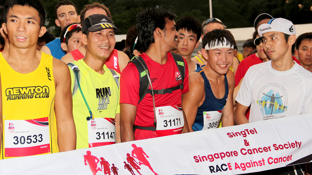 SingTel & Singapore Cancer Society Race Against Cancer 2013: Many Ran ...