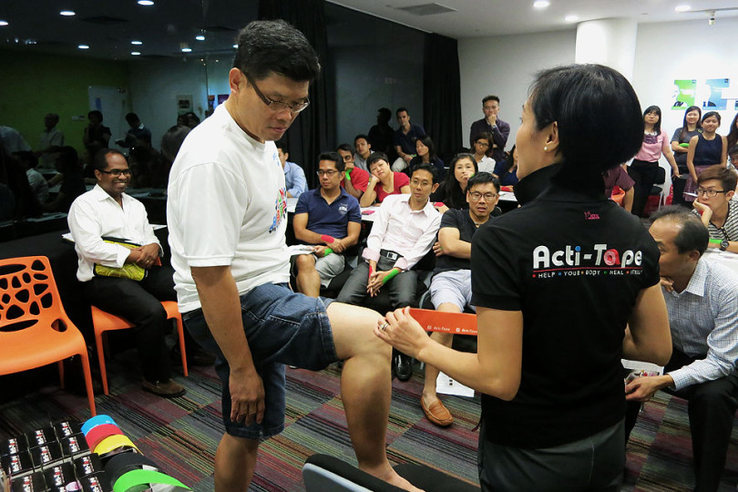 Acti-Tape Helps Provide Support Without Affecting Range Of Motion