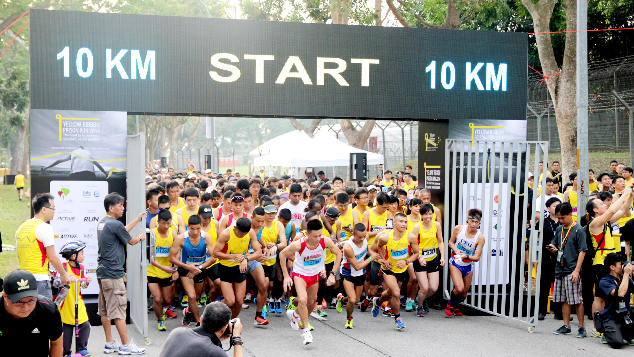 The Yellow Ribbon Prison Run 2014 Saw Runners Rallying Together to ...
