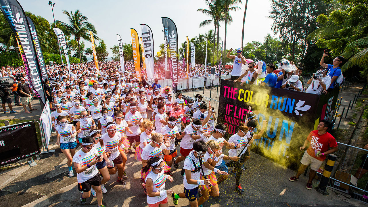 The Color Run™ Singapore: Bright Colours and Grins at The Happiest 5K ...