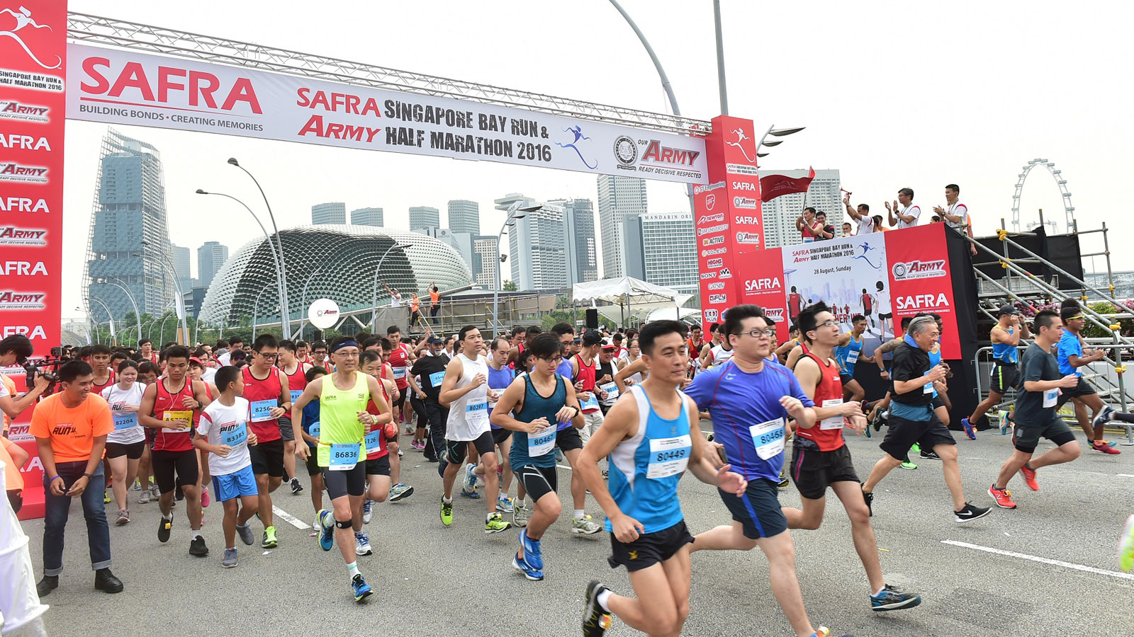 SAFRA Singapore Bay Run & Army Half Marathon 2016: Together We Run