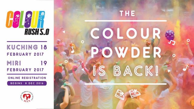 The Colour Rush Run 5.0 - Kuching 2017 | RunSociety – Asia's Leading ...