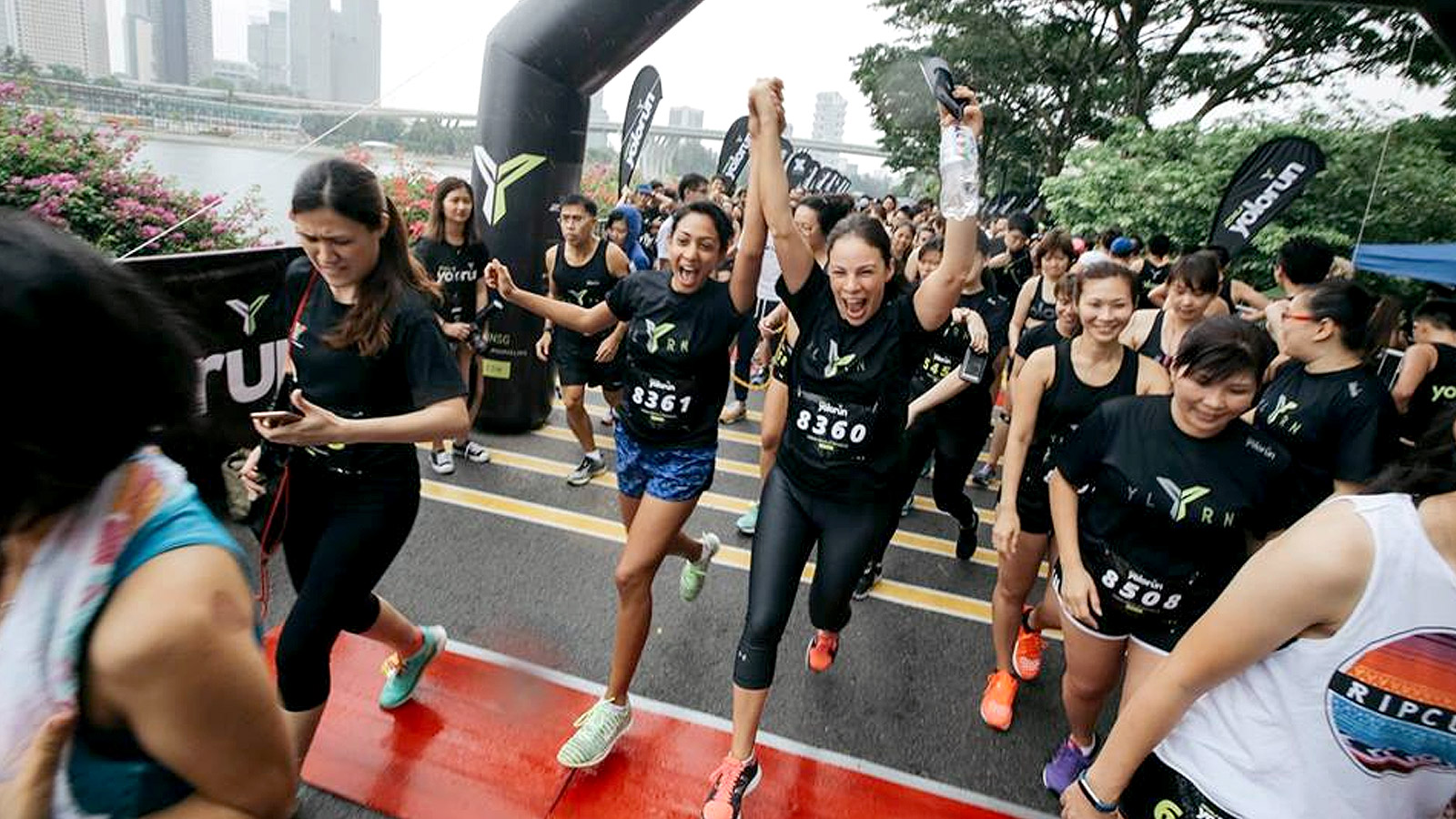 Let Your Feet Stand for Tolerance at 2XU YOLO Run Bangkok 2017
