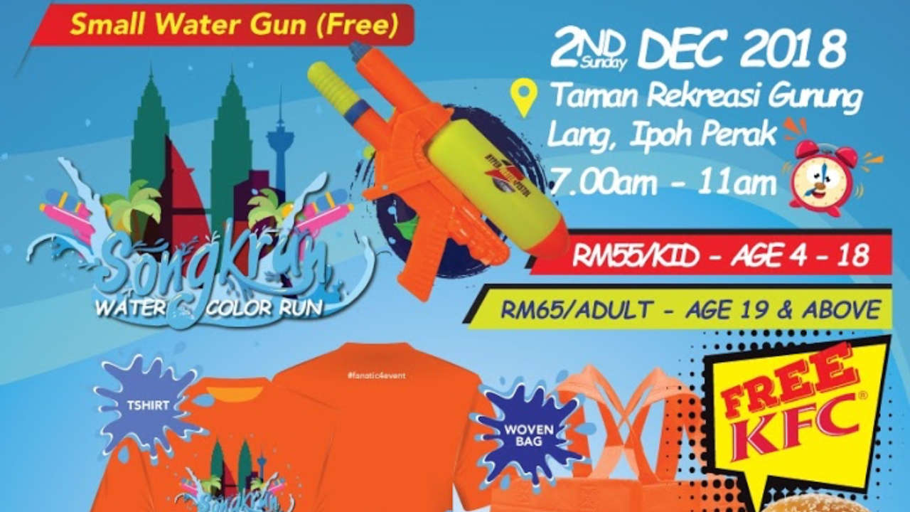 Songkrun Water Color Run 2018 | RunSociety – Asia's Leading Online ...