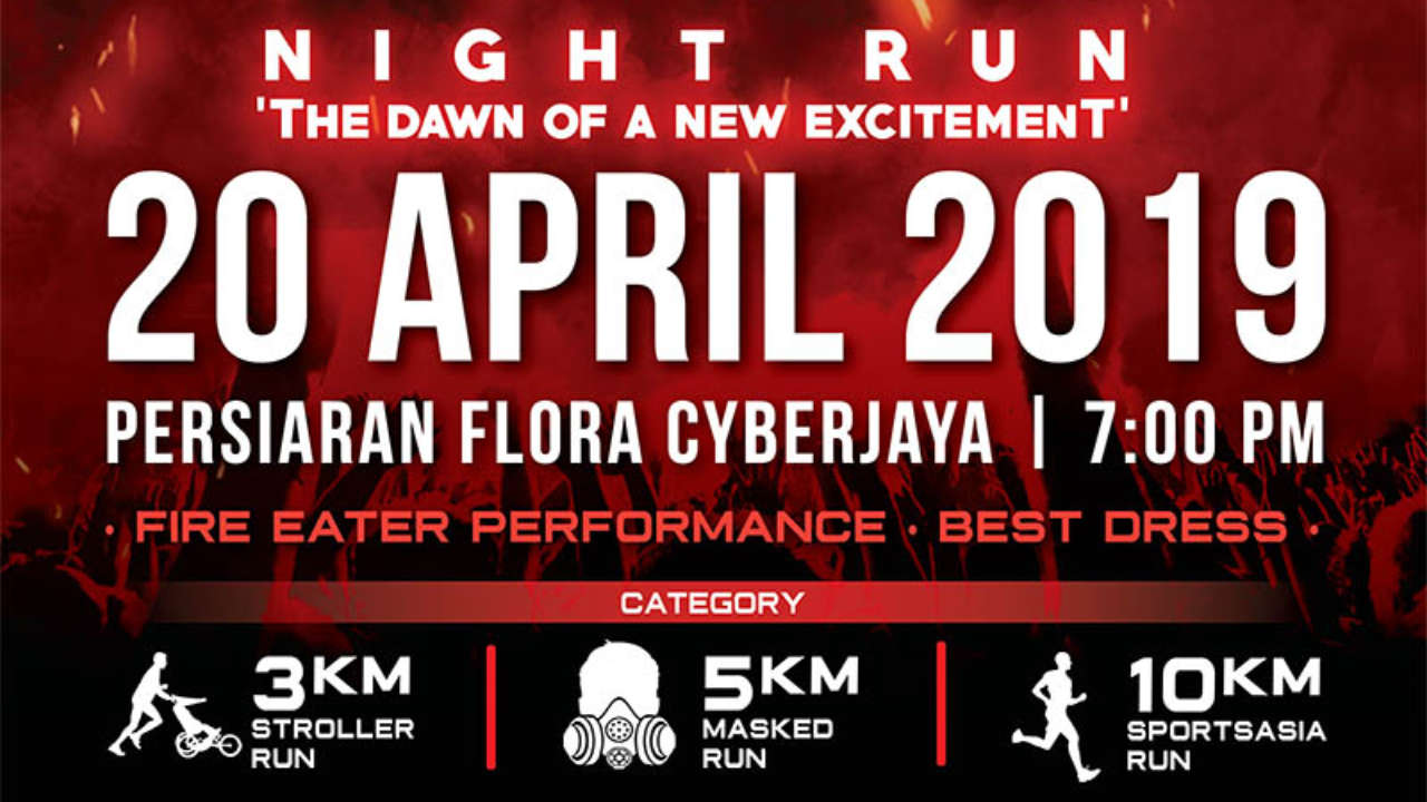 Top Night Running Events In Malaysia in 2019