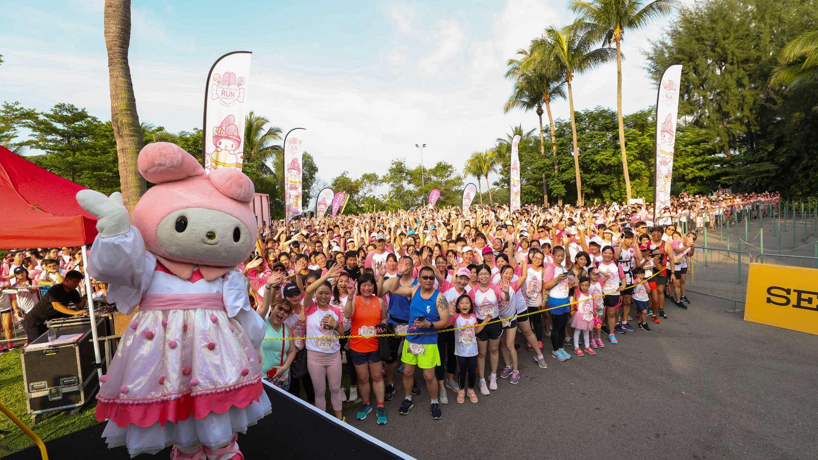 Over 5,000 Participants Attended the World's First My Melody Run in ...