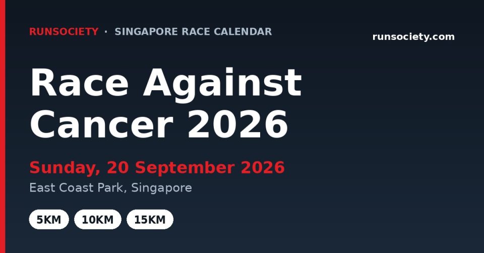 Race Against Cancer 2026 | RunSociety – Asia's Leading Online Running ...